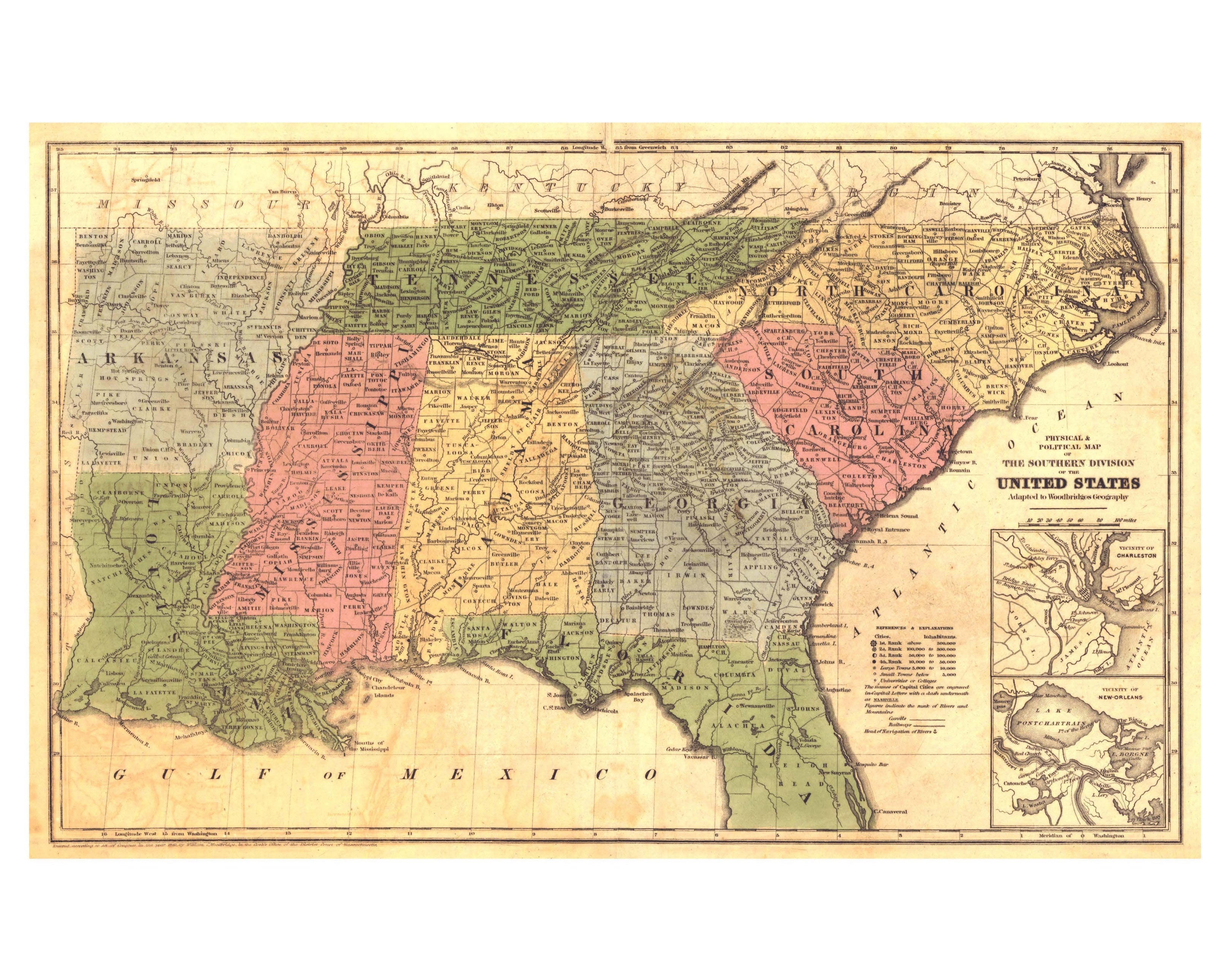 Shop Maps and Posters | Alabama Original | Alabama Original